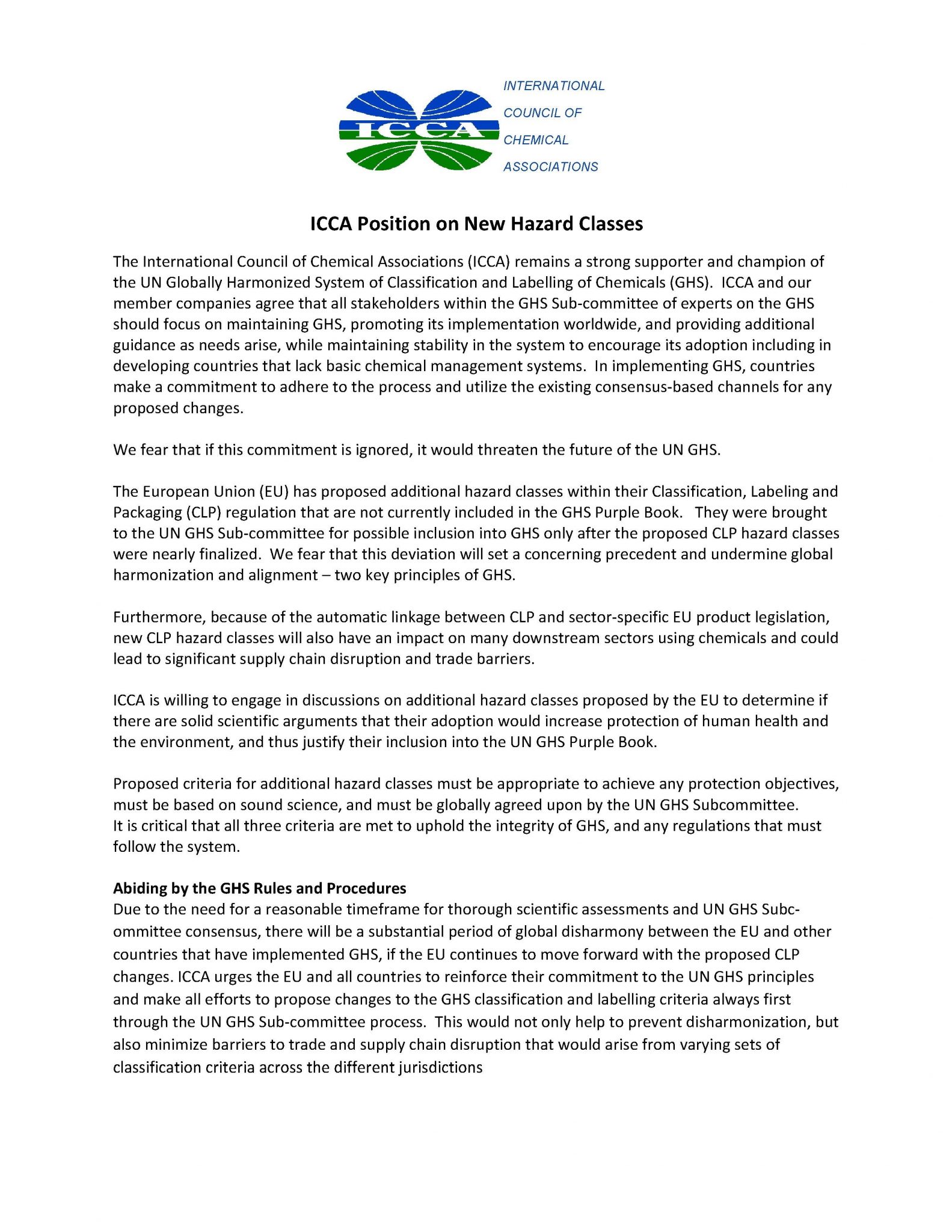 About - International Council of Chemical Associations (ICCA)